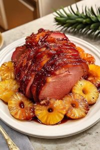 Pineapple Glazed Ham – Easy Cooking